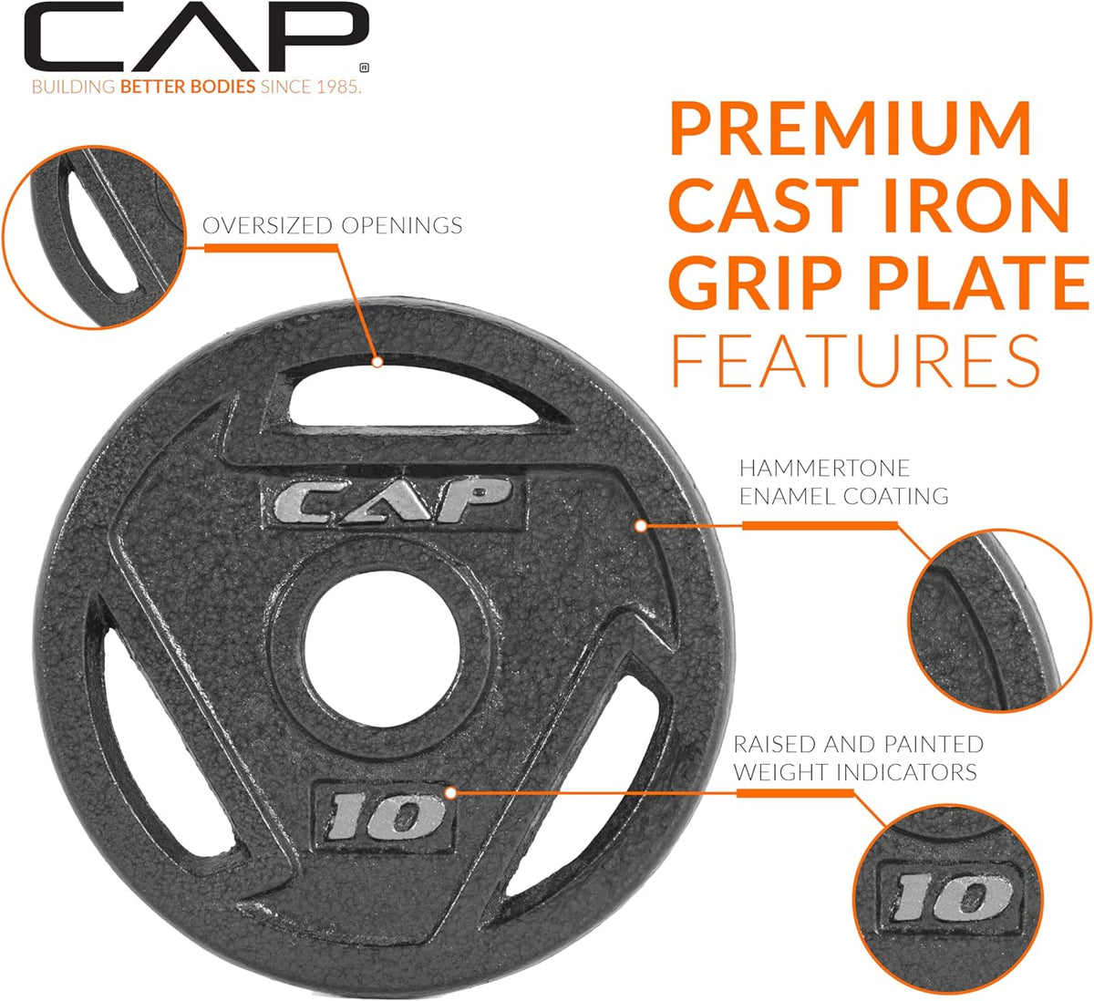 CAP Barbell Olympic Grip Weight Plate Collection – Ozone US